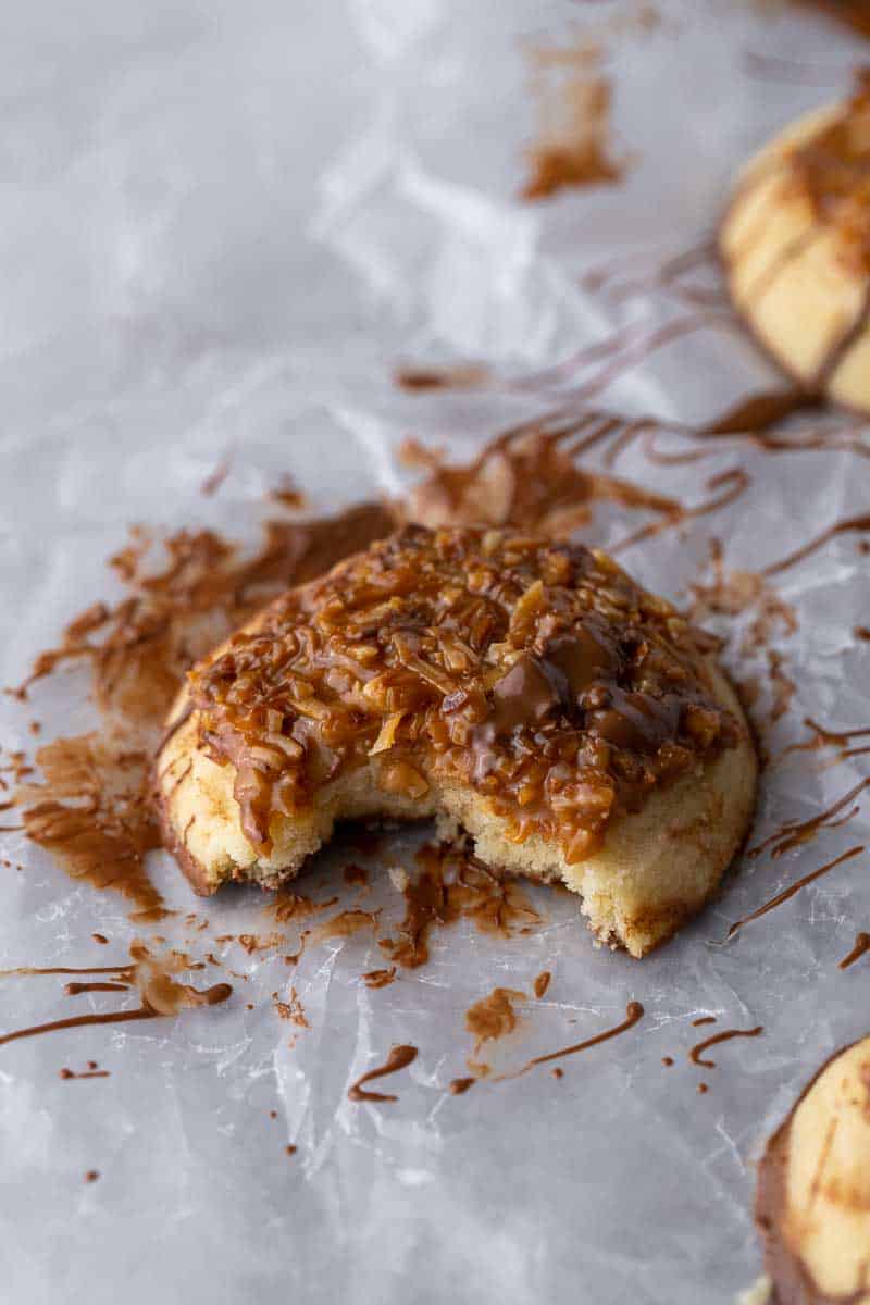 CRUMBL Caramel Coconut Fudge Cookies - Lifestyle of a Foodie
