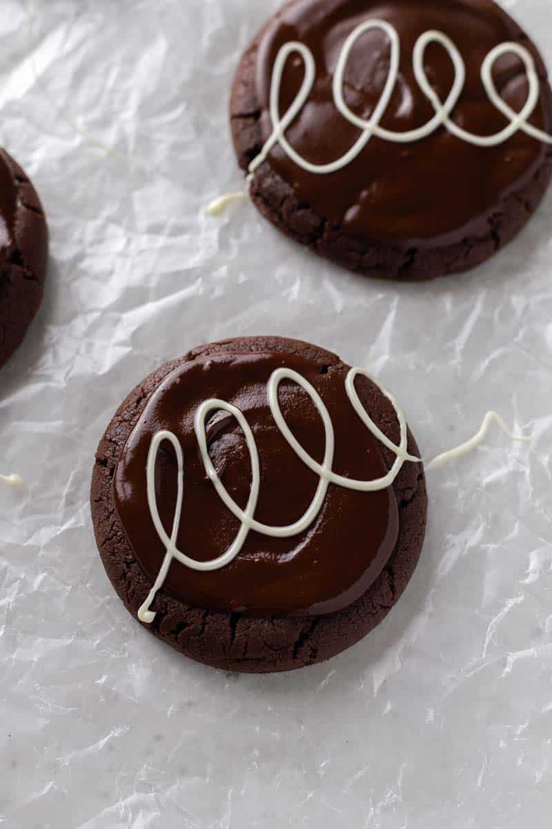 Crumbl Chocolate Mallow Cupcake Cookies - Lifestyle of a Foodie