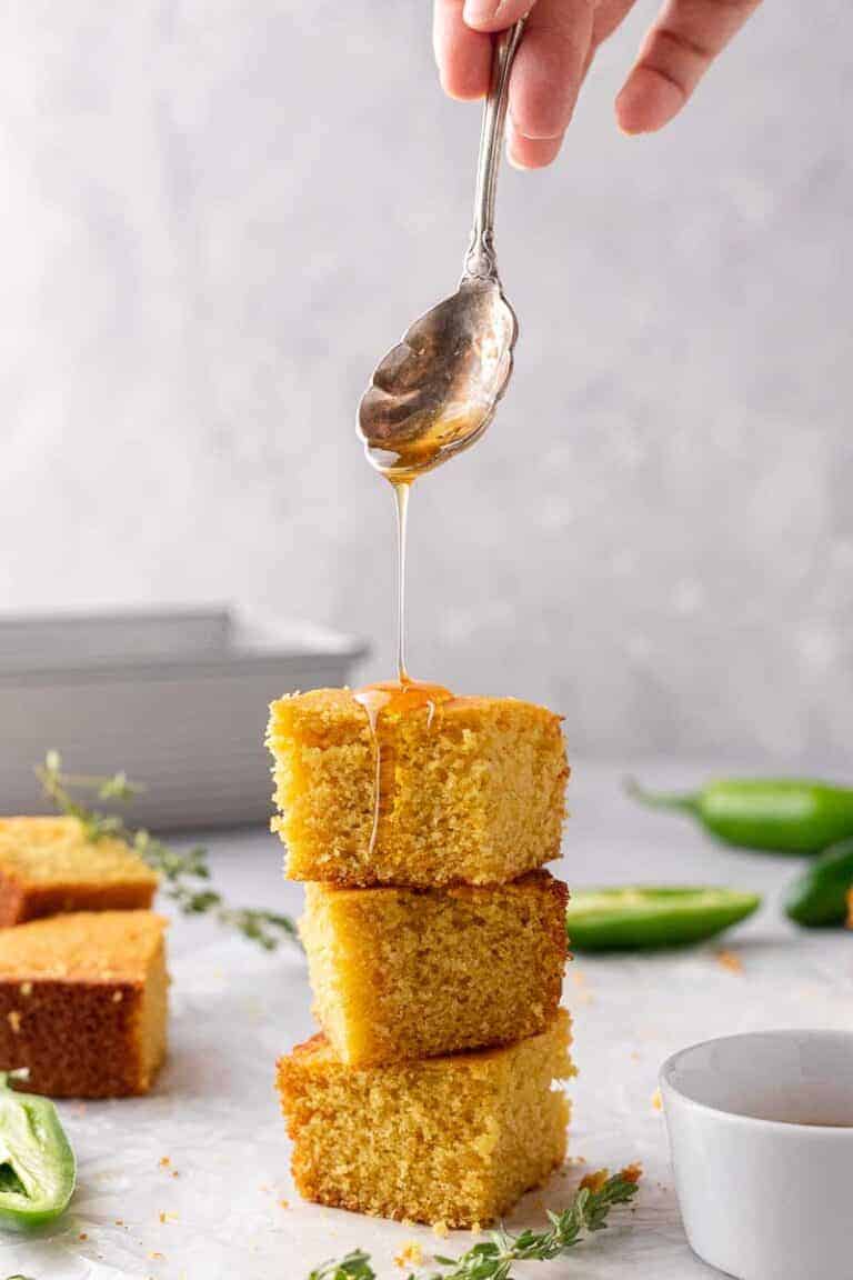 Easy Small batch Cornbread in a Loaf Pan - Lifestyle of a Foodie
