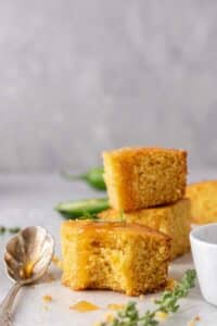 Easy Small batch Cornbread in a Loaf Pan - Lifestyle of a Foodie