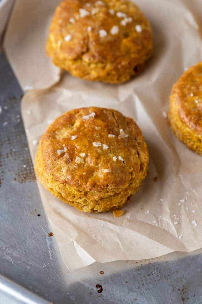 Small batch pumpkin biscuits - Lifestyle of a Foodie