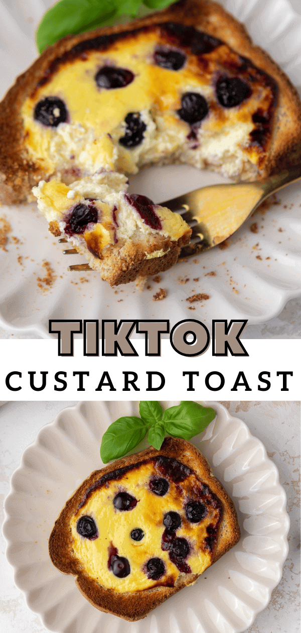 Tiktok custard toast - Air fryer/Oven Yogurt Toast - Lifestyle of a Foodie