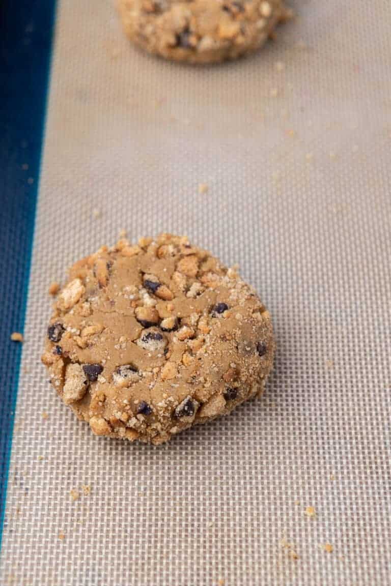 Crumbl blue monster cookies with chips ahoy - Lifestyle of a Foodie