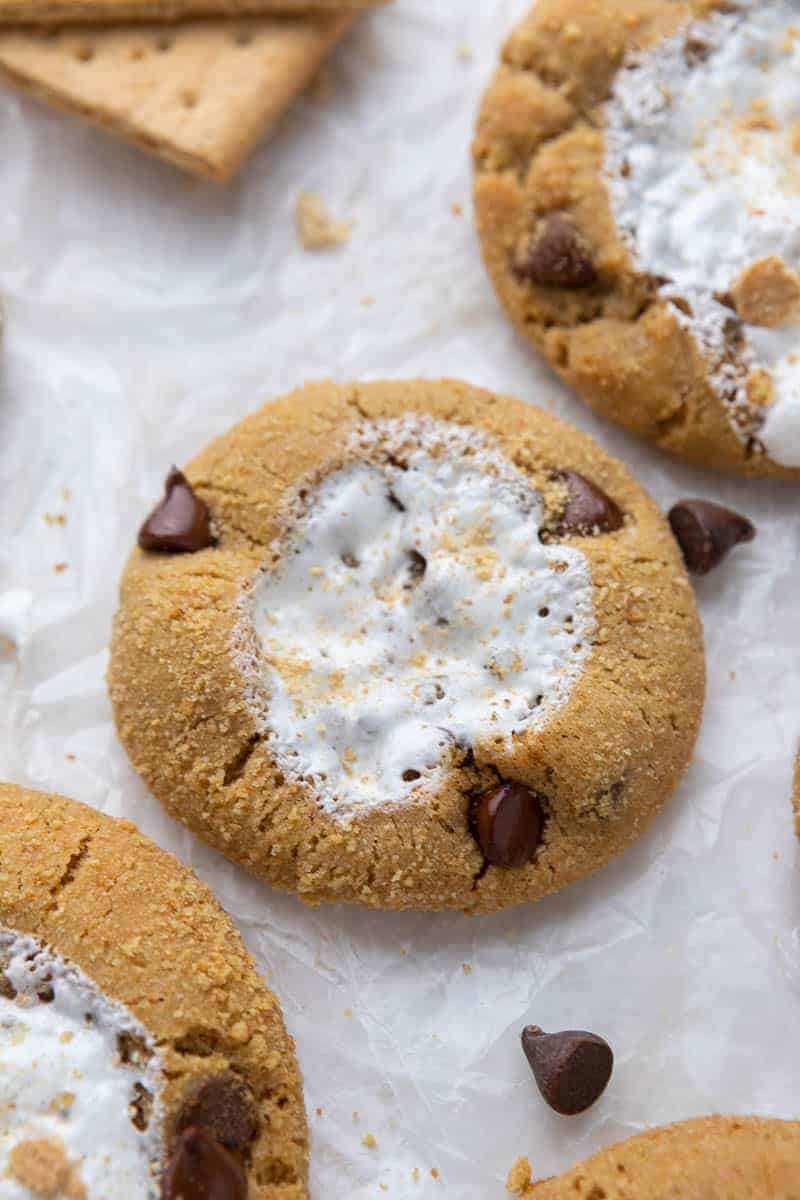 Easy Crumbl S'mores cookies - Lifestyle of a Foodie