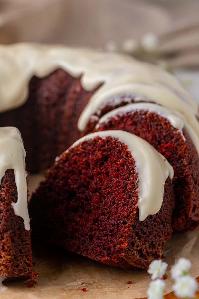 How to Make The Easiest Moist Red Velvet Bundt Cake - Lifestyle of a Foodie