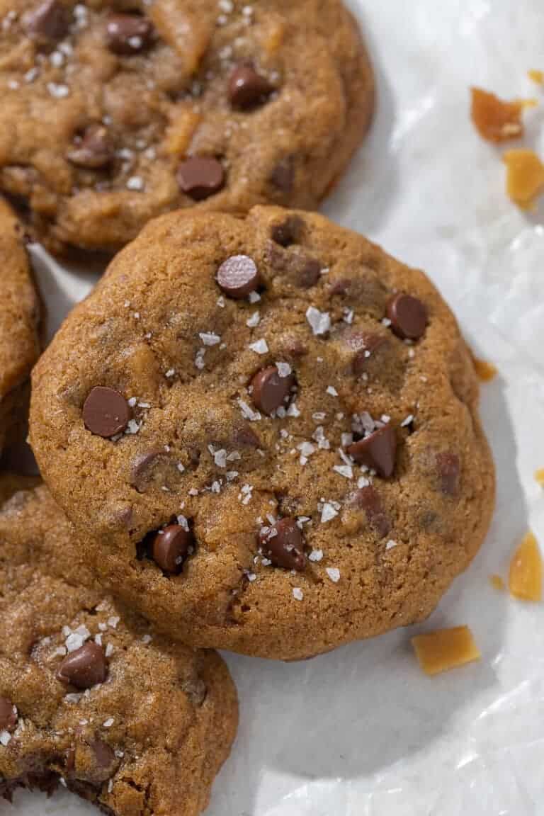 The best Sea Salt Chocolate Chip Toffee Cookies - Lifestyle of a Foodie