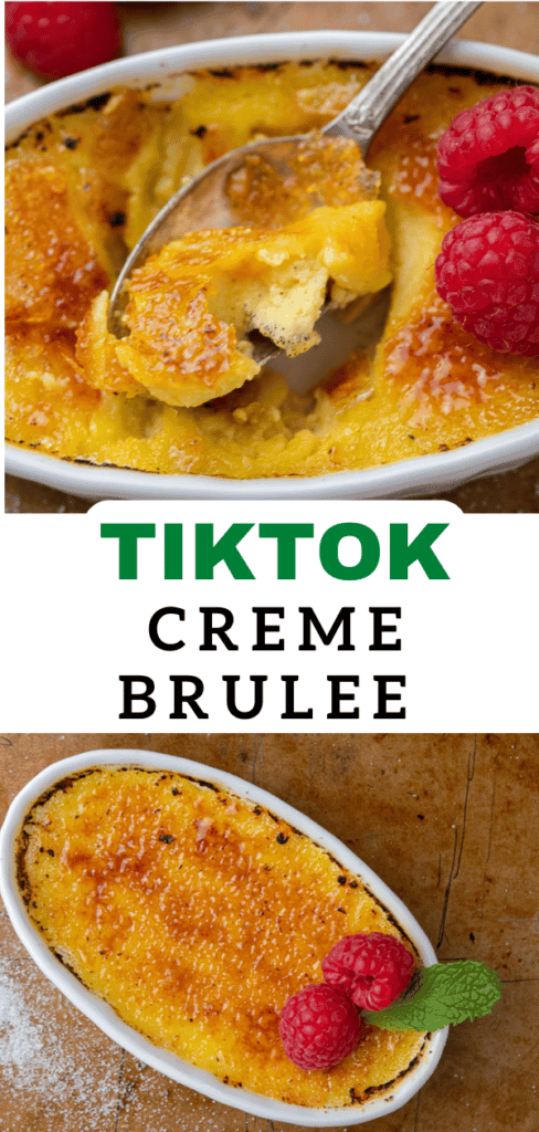The Best 3-Ingredient Creme Brulee with Ice Cream - Lifestyle of a Foodie