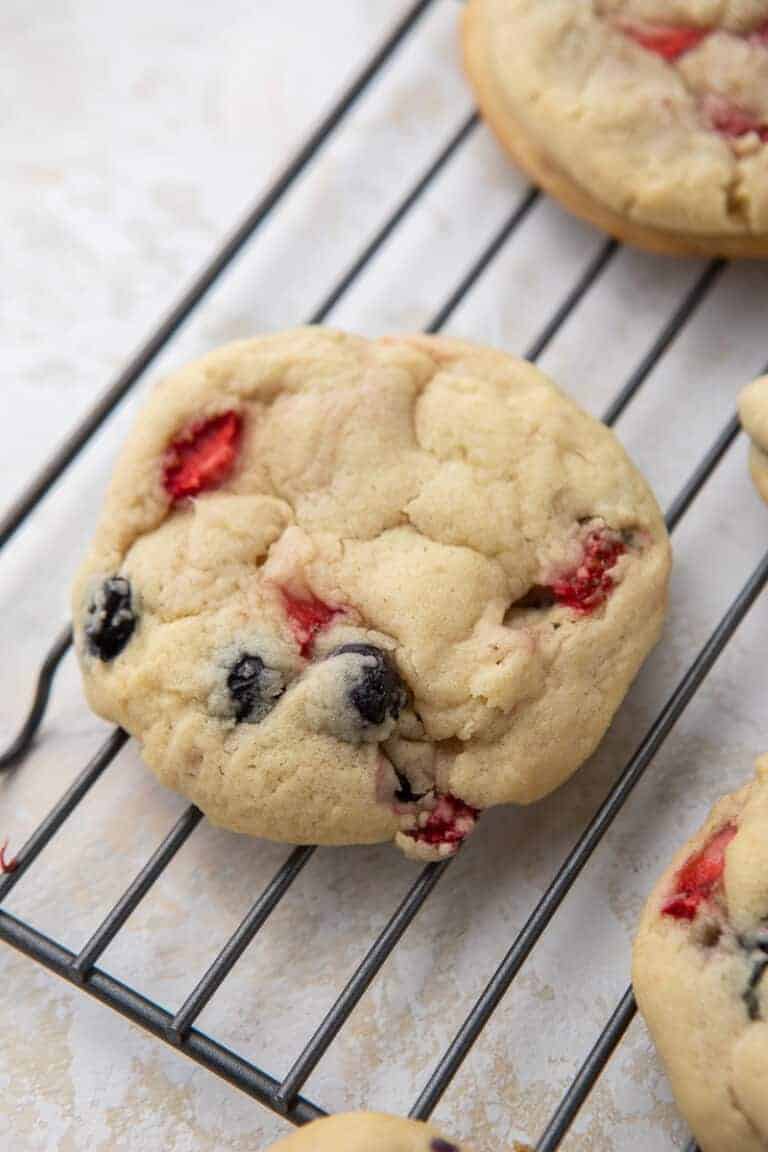 Chilled Crumbl berries and cream cookies - Lifestyle of a Foodie