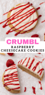 The best Crumbl Raspberry Cheesecake Cookies EVER! - Lifestyle of a Foodie