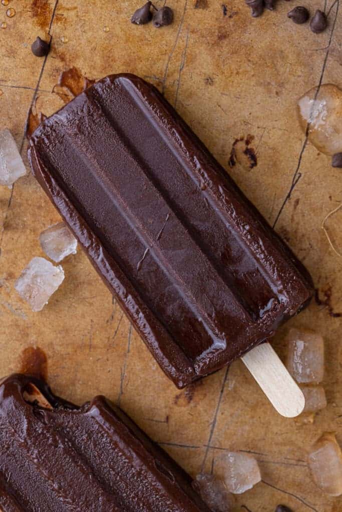Easy Homemade fudgesicles - Lifestyle of a Foodie