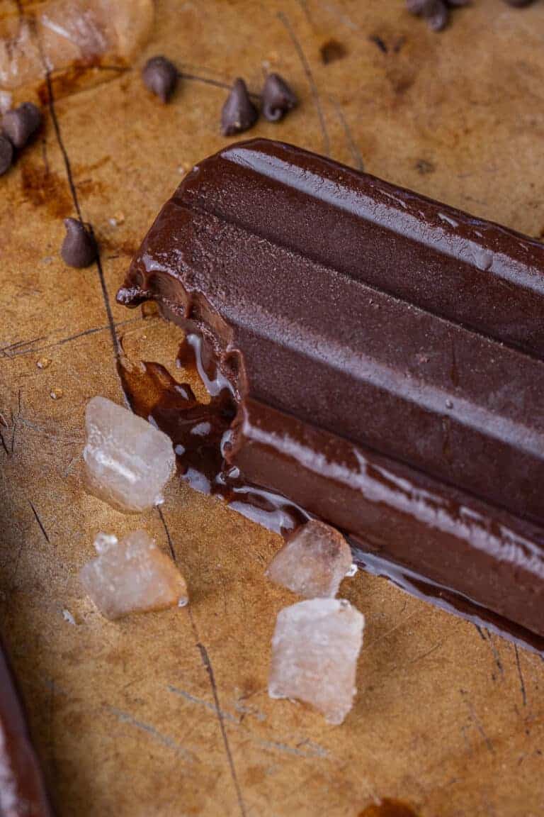 Easy Homemade fudgesicles - Lifestyle of a Foodie