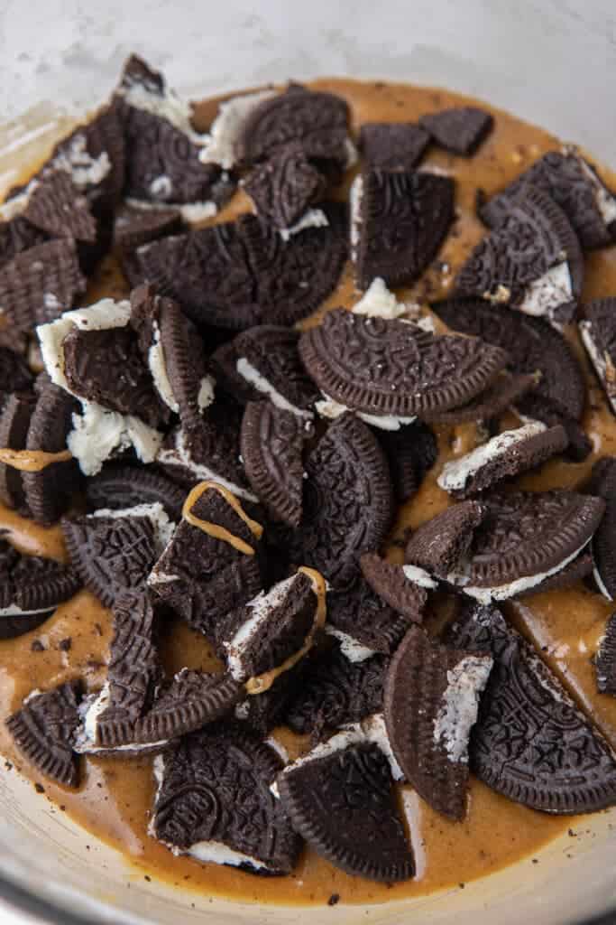 The best Oreo blondies - Lifestyle of a Foodie