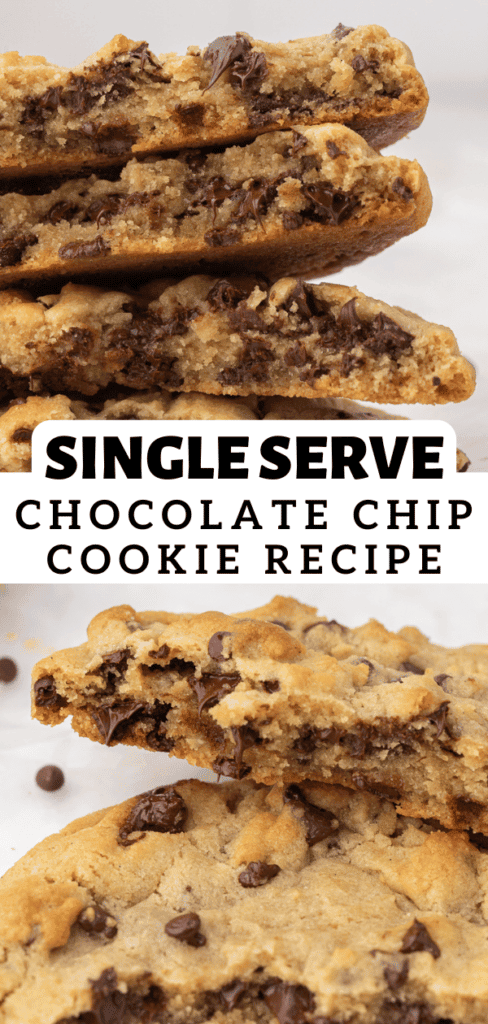 How to Make the Best Single Serve Chocolate Chip Cookie - Lifestyle of ...