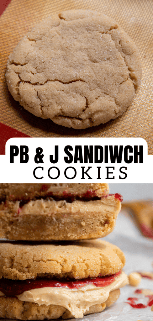 Peanut butter and Jelly cookie sandwich -Crumbl copycat - Lifestyle of ...
