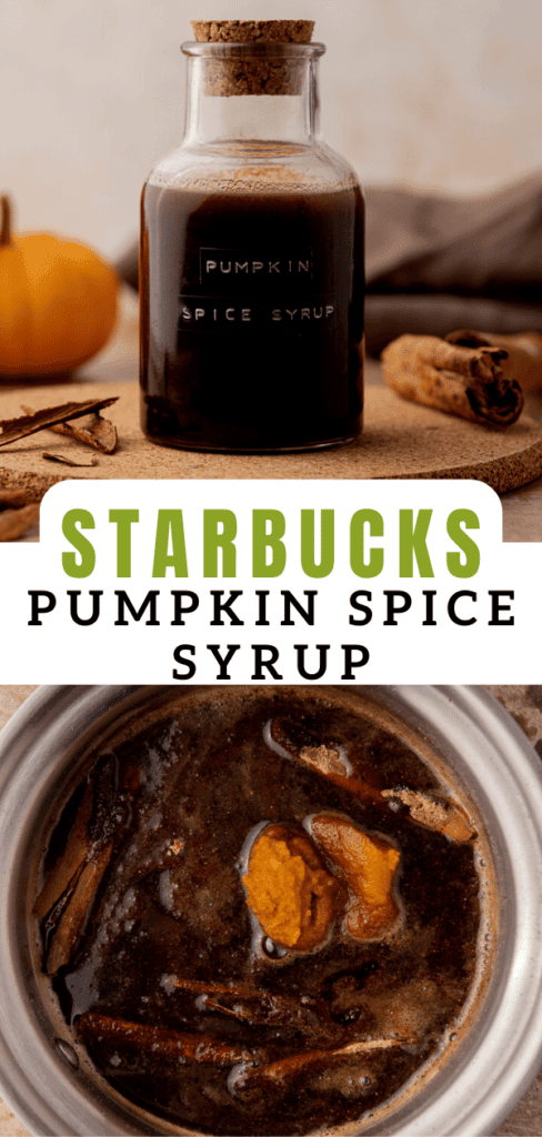 Pumpkin spice latte syrup - Starbucks inspired - Lifestyle of a Foodie