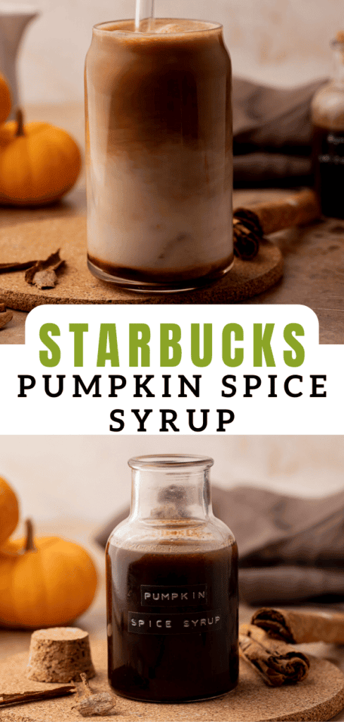 Pumpkin spice latte syrup - Starbucks inspired - Lifestyle of a Foodie