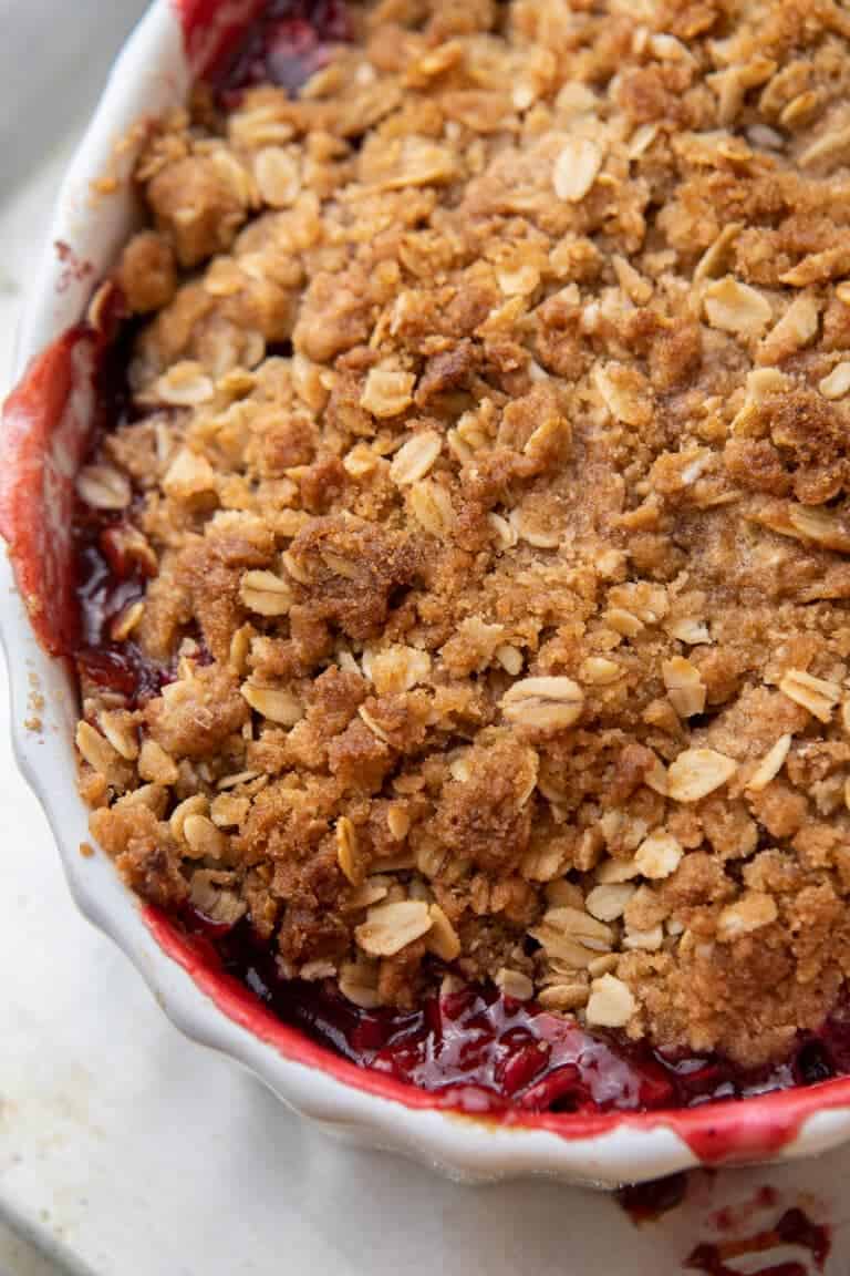 The best cranberry apple crisp recipe ever! - Lifestyle of a Foodie