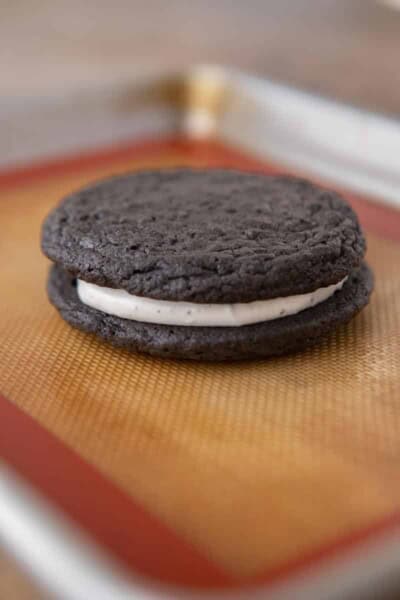 Crumbl Mallow Oreo Sandwich Cookies - Lifestyle of a Foodie