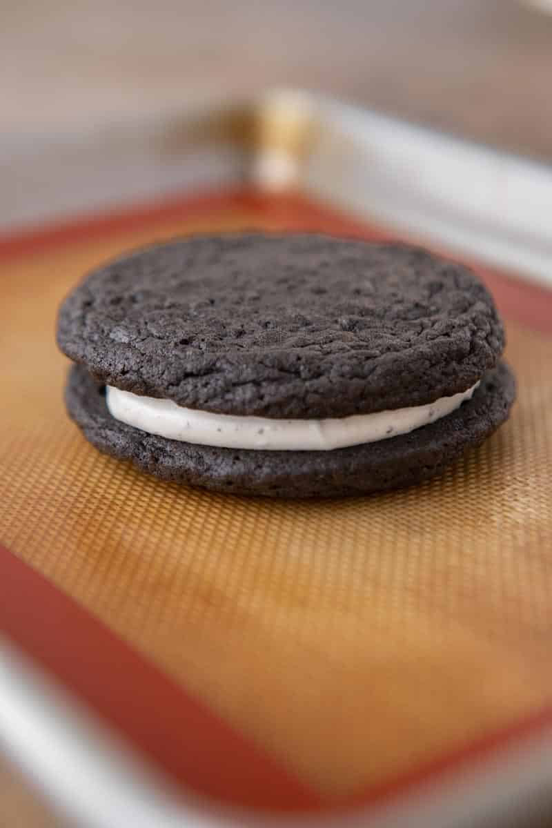 Crumbl Mallow Oreo Sandwich Cookies - Lifestyle of a Foodie