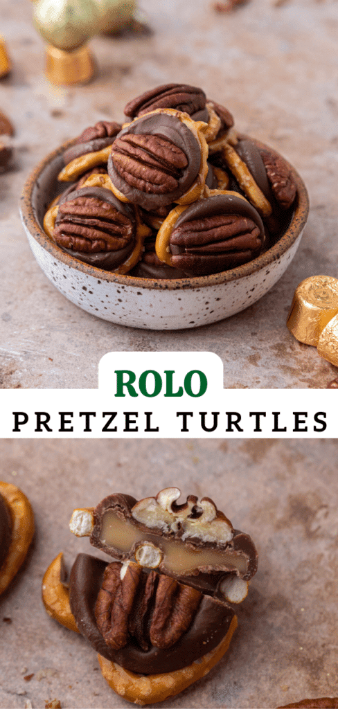 The Easiest Rolo Pretzel Turtles - Lifestyle of a Foodie