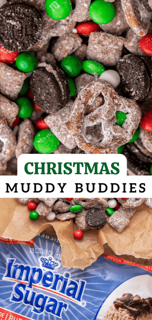 Easy Festive Christmas Muddy Buddies - Lifestyle of a Foodie