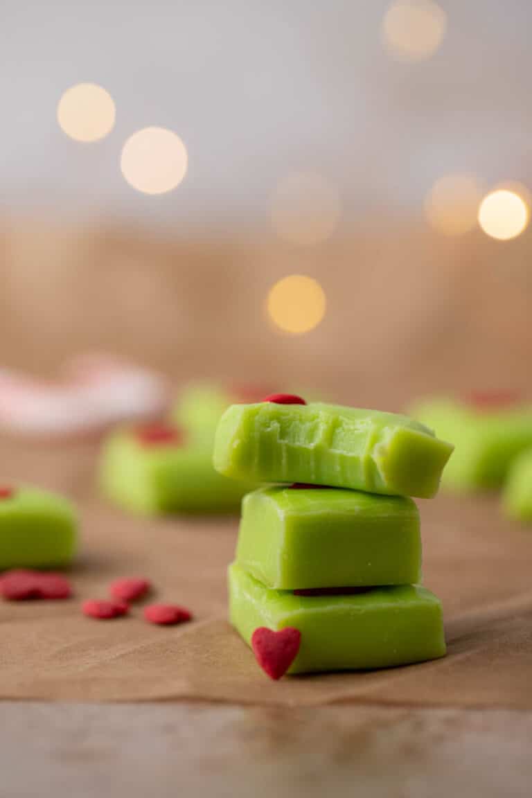 The Best Grinch Fudge - Lifestyle of a Foodie