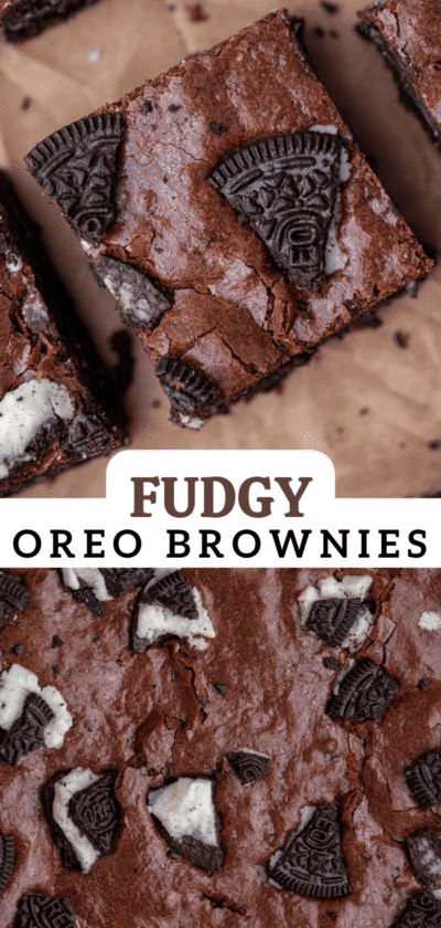 The Best Fudgy Oreo Brownies - Lifestyle of a Foodie