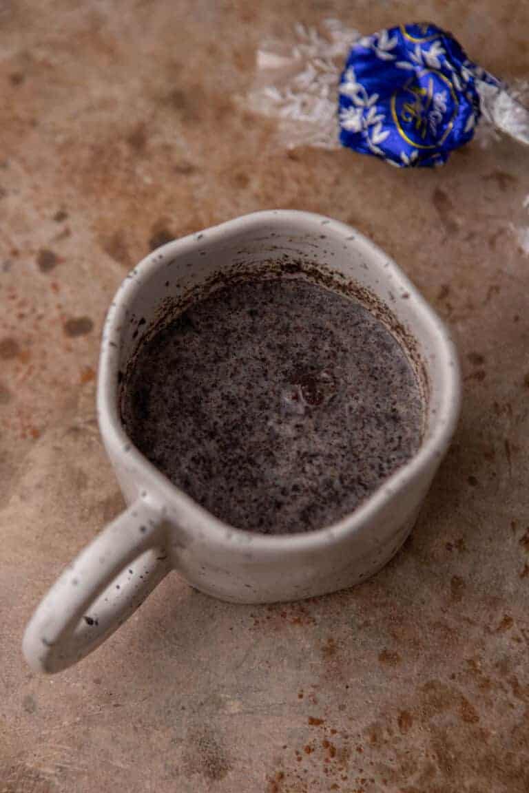Easy Molten Tiktok Oreo mug cake - Lifestyle of a Foodie