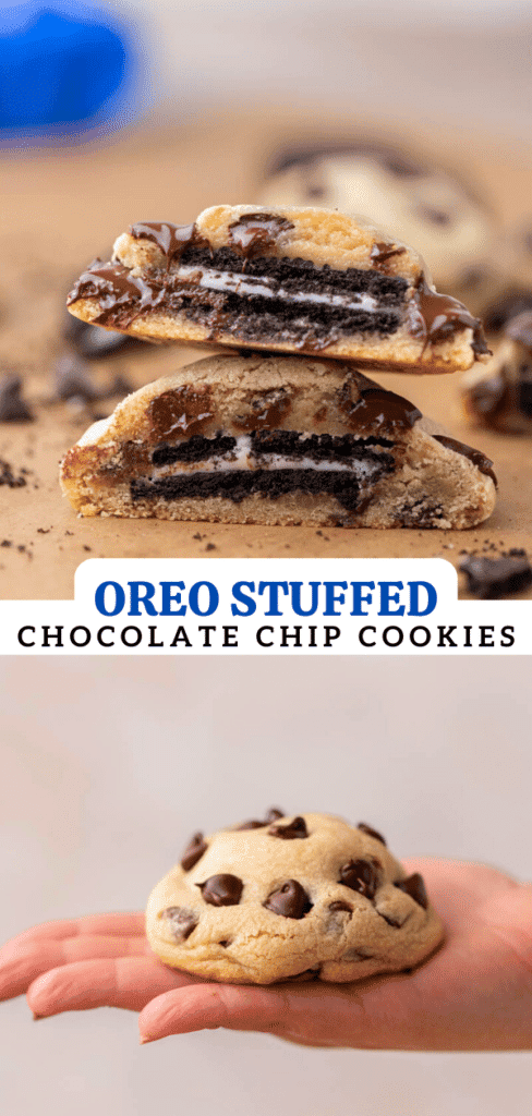 How to Make Easy Oreo Stuffed Chocolate Chip Cookies - Lifestyle of a Foodie