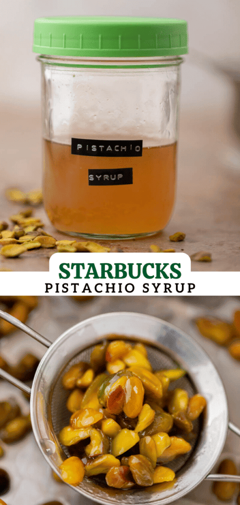 Starbucks pistachio syrup for coffee - Lifestyle of a Foodie