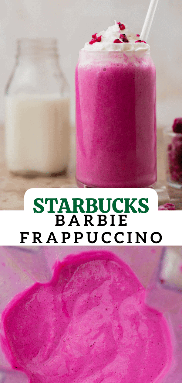 Viral Starbucks Barbie Frappuccino done - Lifestyle of a Foodie