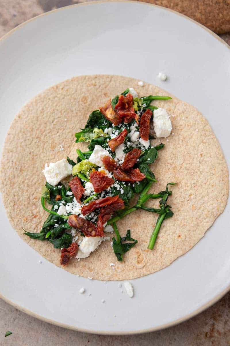 Starbucks Spinach Feta Wrap Copycat - Lifestyle of a Foodie