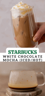 Hot & Iced Starbucks White Chocolate Mocha Latte - Lifestyle of a Foodie