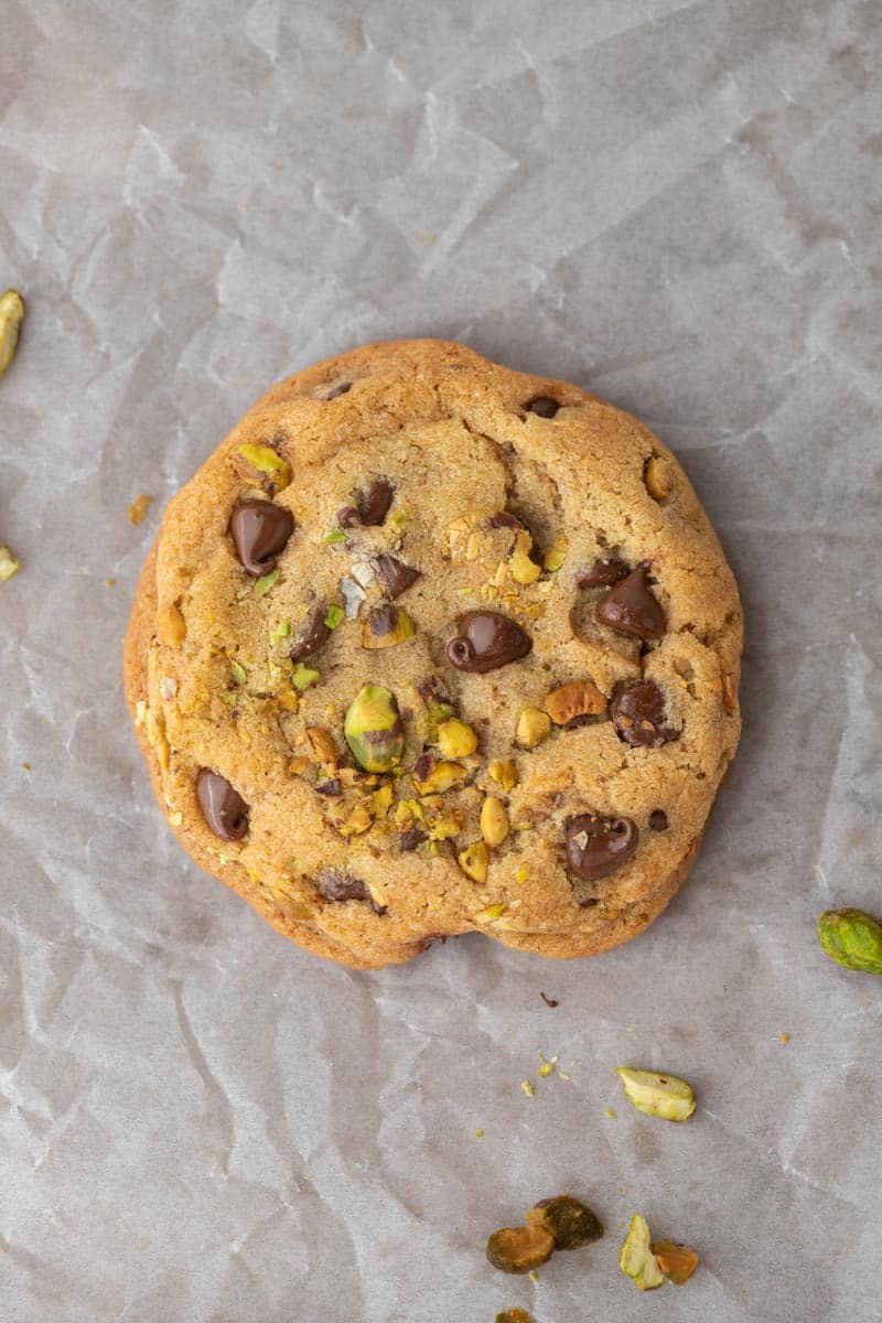 Brown Butter Pistachio Chocolate Chip Cookies - Lifestyle of a Foodie