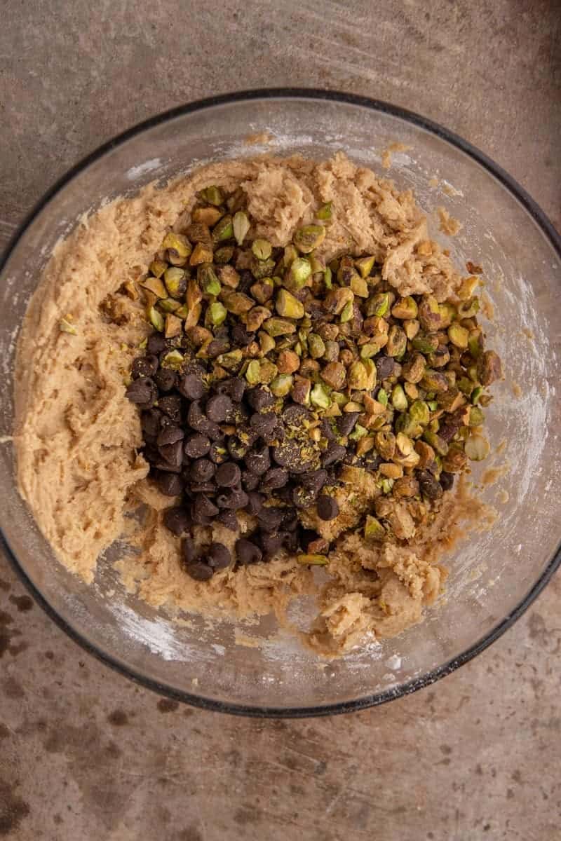 Brown Butter Pistachio Chocolate Chip Cookies - Lifestyle of a Foodie