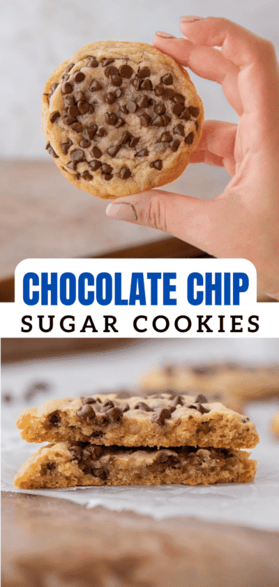 Soft and Chewy Chocolate Chip Sugar Cookies - Lifestyle of a Foodie