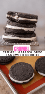 Crumbl Mallow Oreo Sandwich Cookies - Lifestyle of a Foodie