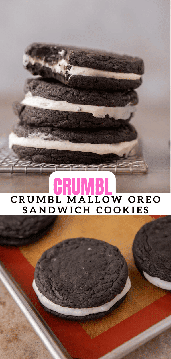 Crumbl Mallow Oreo Sandwich Cookies - Lifestyle of a Foodie