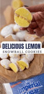 The Best Lemon Snowball Cookies - Lifestyle of a Foodie