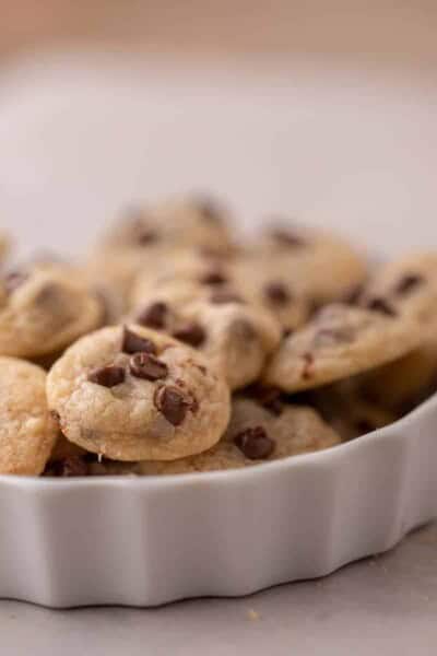 The Best Mini Chocolate Chip Cookies - Lifestyle of a Foodie