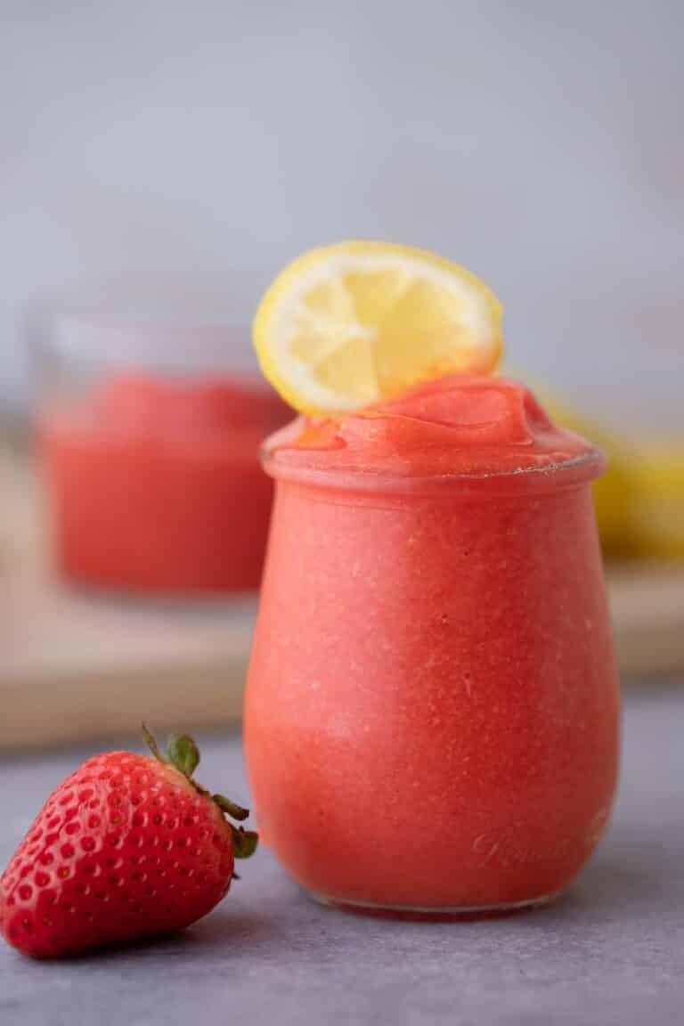 Easy Frozen Strawberry Lemonade - Lifestyle of a Foodie