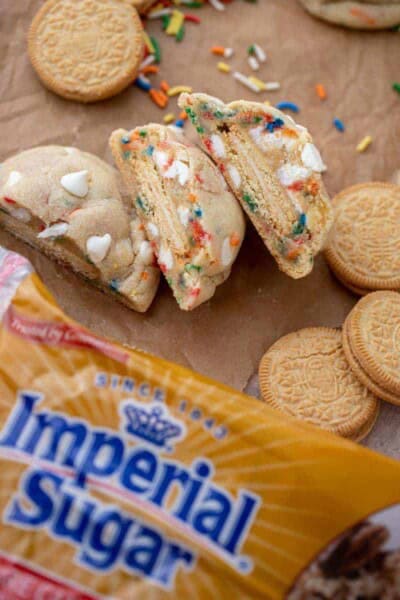 The Best Funfetti Oreo Stuffed Cookies - Lifestyle of a Foodie
