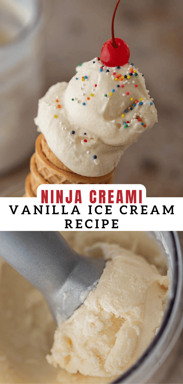 How to Make the Best Ninja Creami Vanilla Ice Cream - Lifestyle of a Foodie