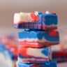 Patriotic Red White and Blue Fudge - Lifestyle of a Foodie