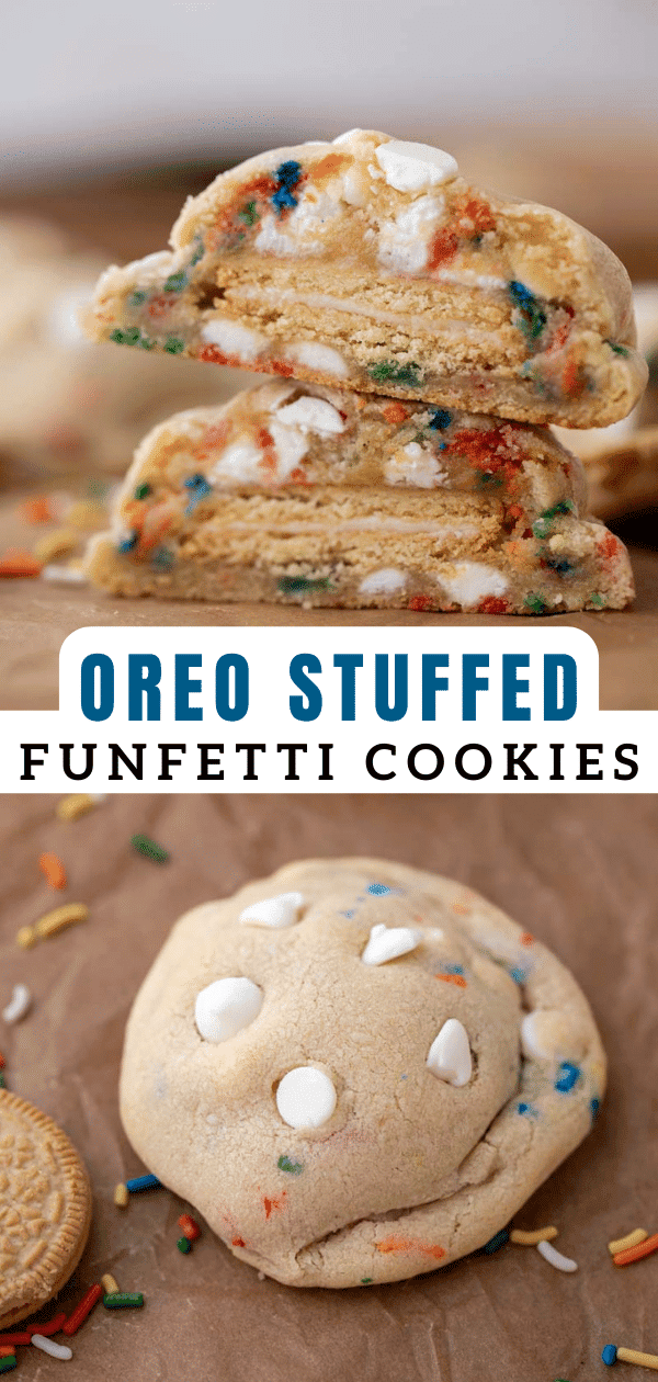 The Best Funfetti Oreo Stuffed Cookies - Lifestyle of a Foodie