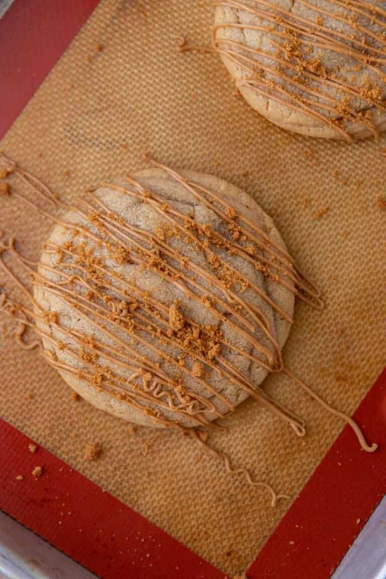 The Best Crumbl Cookie Butter Lava Cookies - Lifestyle of a Foodie