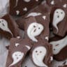 Easy 3 ingredient Halloween Ghost Bark recipe - Lifestyle of a Foodie