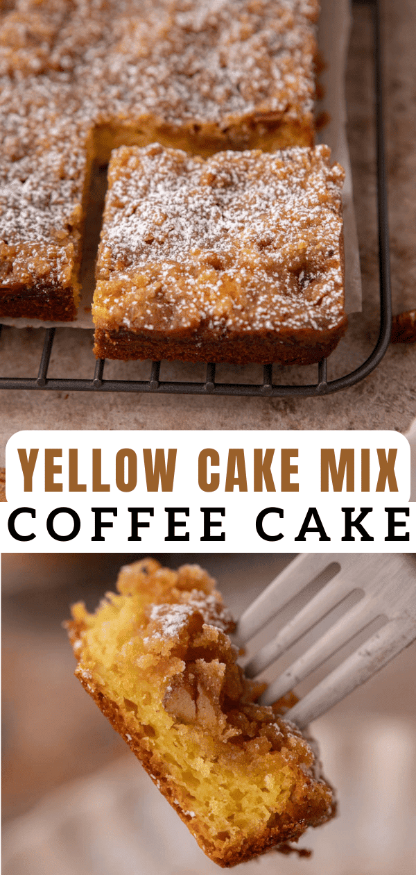 The best easy coffee cake with cake mix recipe - Lifestyle of a Foodie