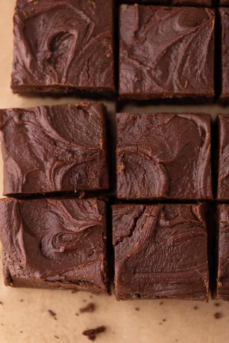 The Best Brownie Frosting Recipe Ready In 4 Minutes - Lifestyle of a Foodie