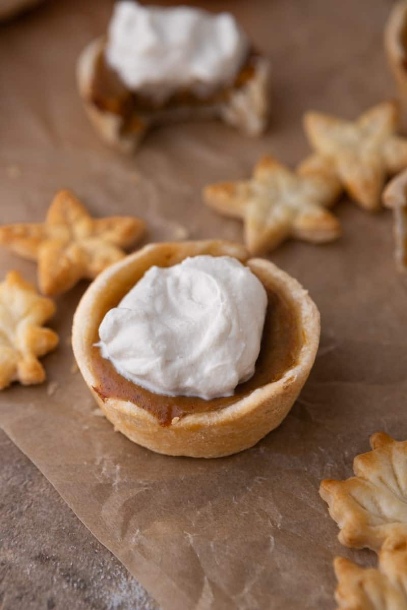 Easy Mini Pumpkin Pies Recipe Made in Muffin Tin - Lifestyle of a Foodie